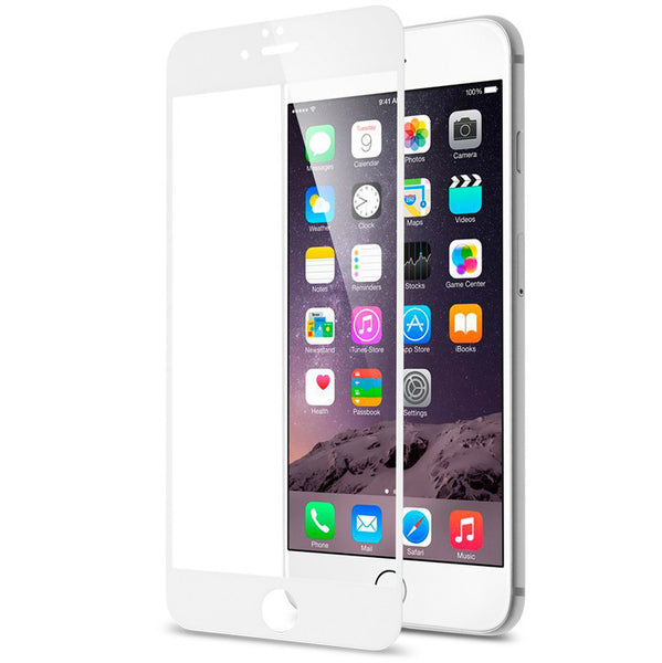 iPhone Full Screen Tempered Glass - White – LUMBERCASE